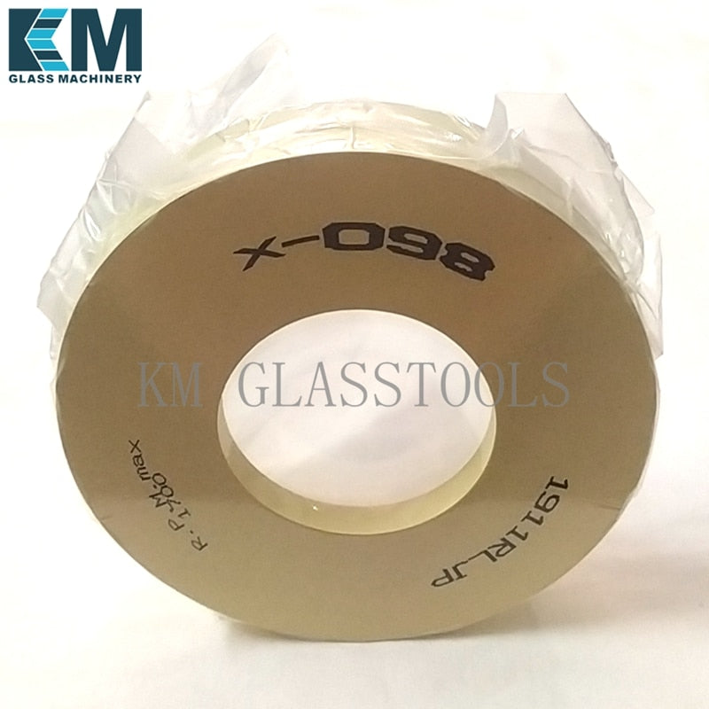 X098 Polishing wheel.For last polishing of edging machine.Size:D150X30 – KM GLASS TOOLS