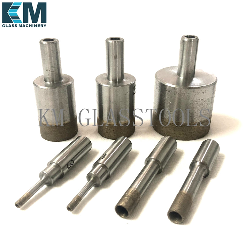 Straight shank glass sintered diamond core drill bits Diameter:4~130MM ...